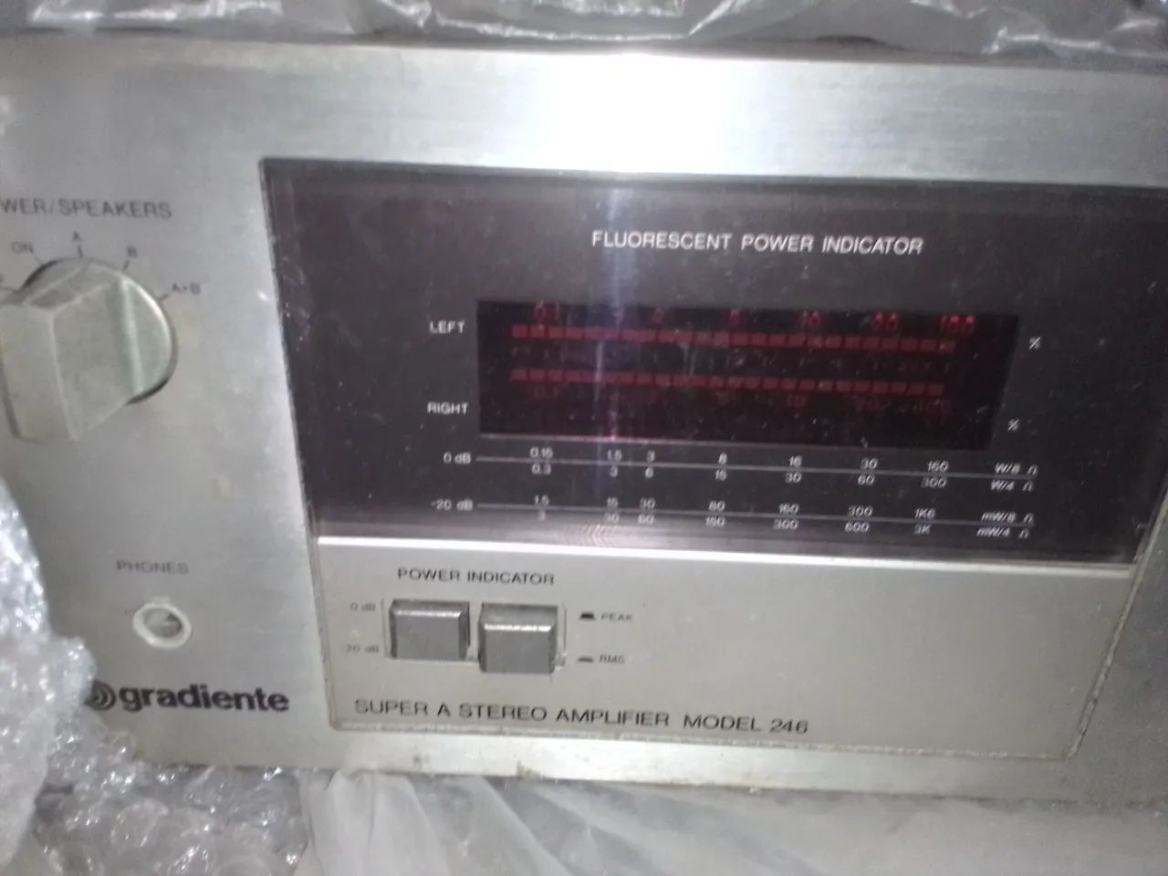 Amplificador Gradiente Super A Stereo Model 246 - Aparelhos de Som ...