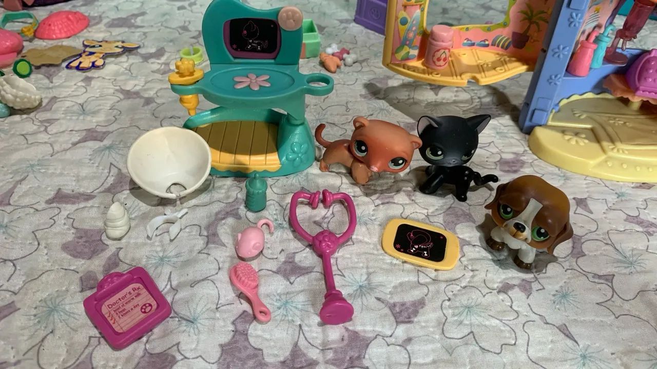 Littlest Pet Shop Kit Hospital / Veterinário (Vet Set) Original ...
