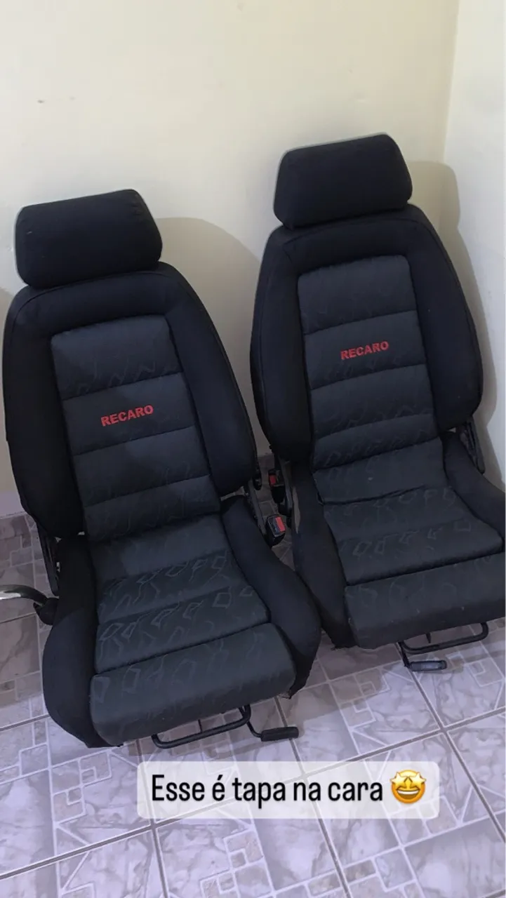 "banco recaro" - Peças para carros, vans e utilitários no Brasil