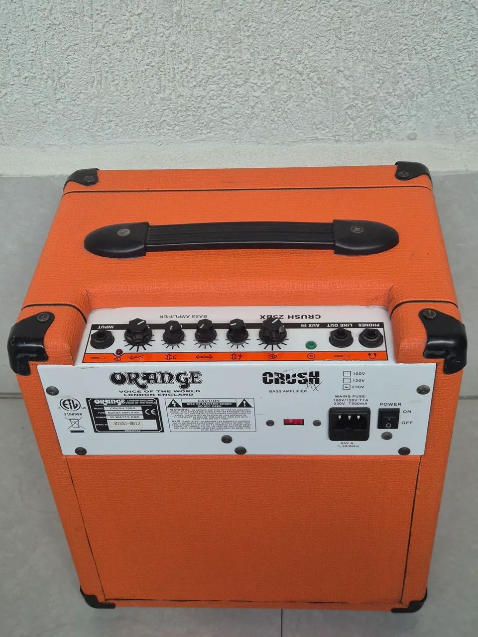 Caixa de baixo orange crush - Instrumentos musicais - Parque ...