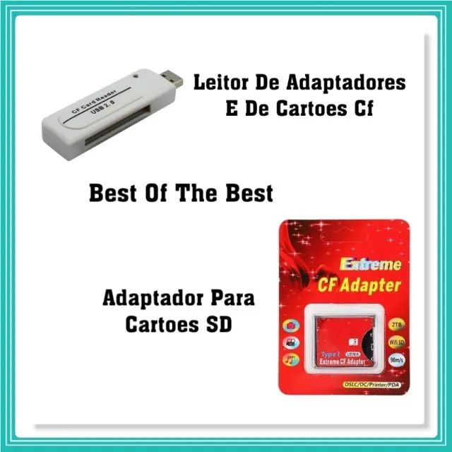 "adaptador compact flash" no Brasil