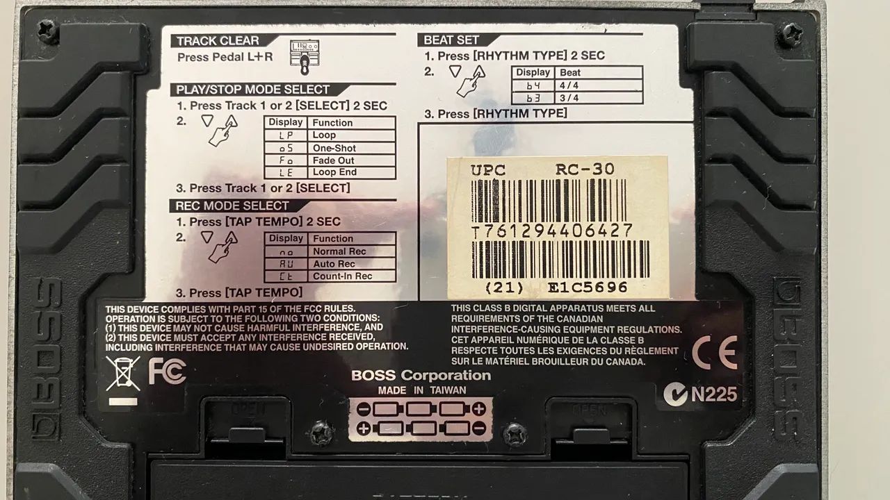 Pedal de efeito Boss RC Loop Station RC-30 v - Instrumentos musicais ...