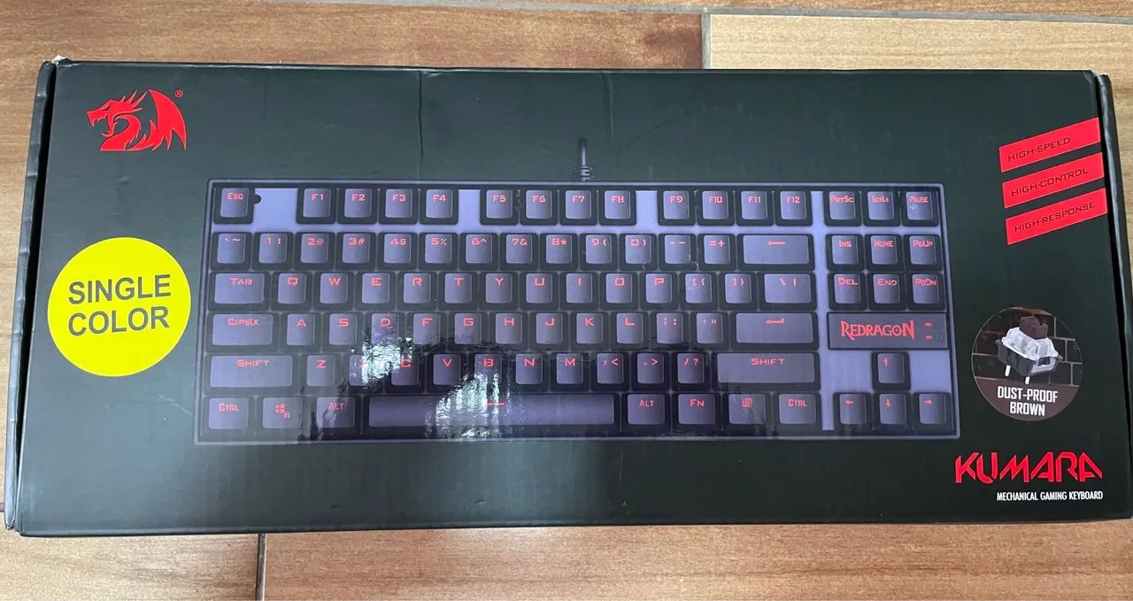 Teclado Mecânico Gamer Kumara Redragon - Single Color - Periféricos e ...