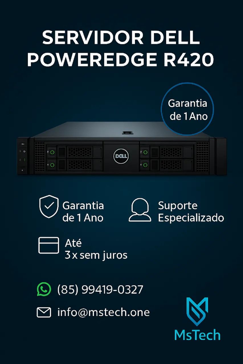 Servidor Dell PowerEdge R420 - Computadores e Desktops - Quintino Cunha ...