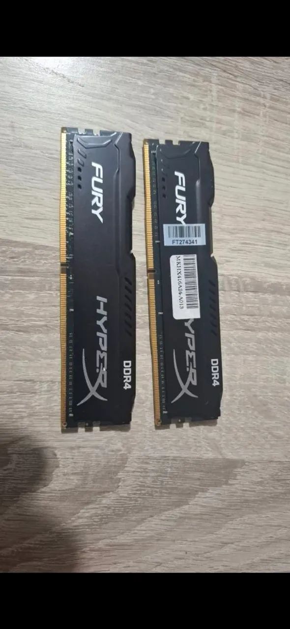 Memória Kingston Hyperx Fury Ddr4 Ram 16gb 2133mhz Desktop Memory ...