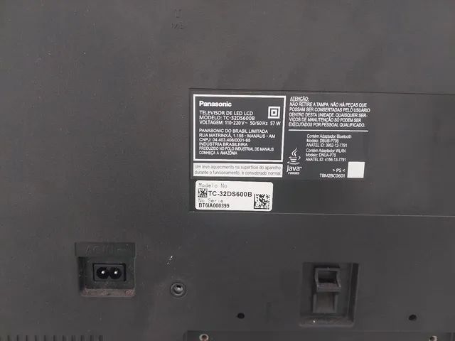 "display tv panasonic 32 polegadas" no Brasil