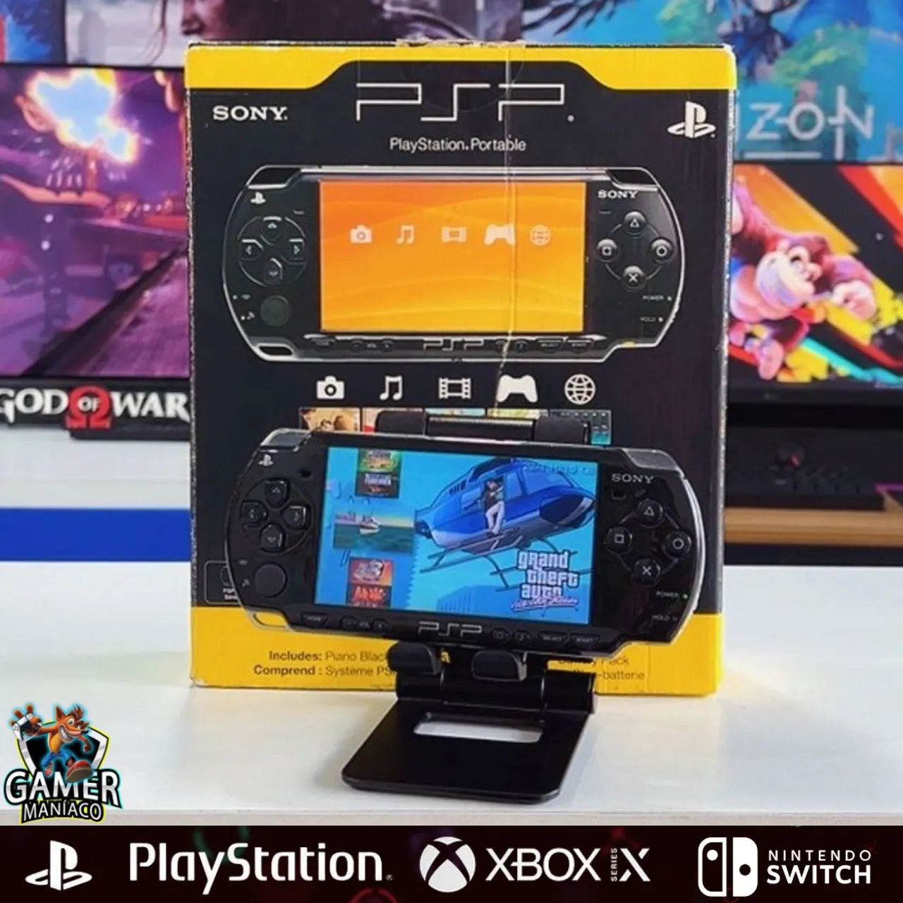 Psp série 2000 Desbloqueado Completo Na Caixa - Peças e Acessórios de ...