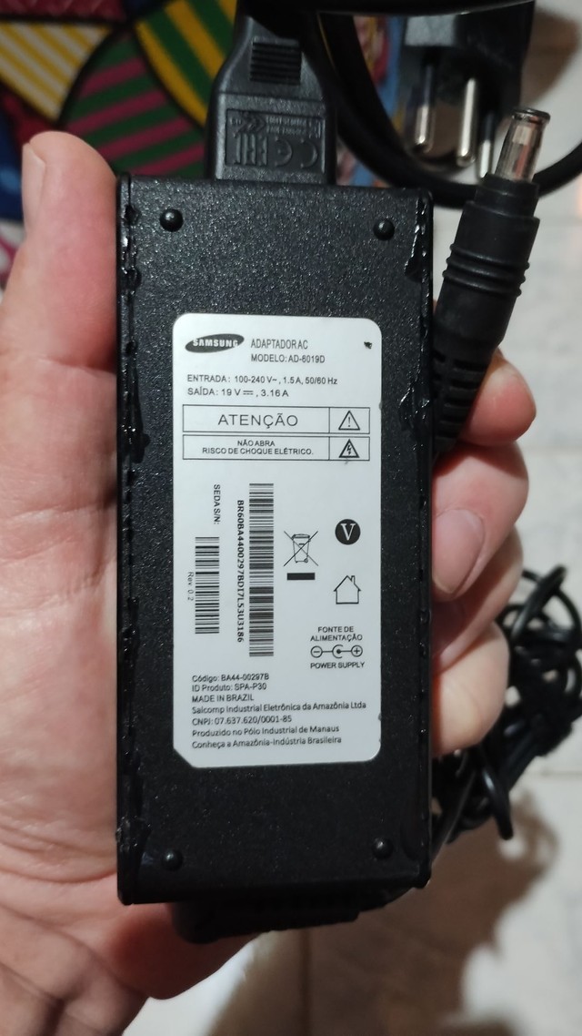 "fonte de notebook hp original" no Brasil