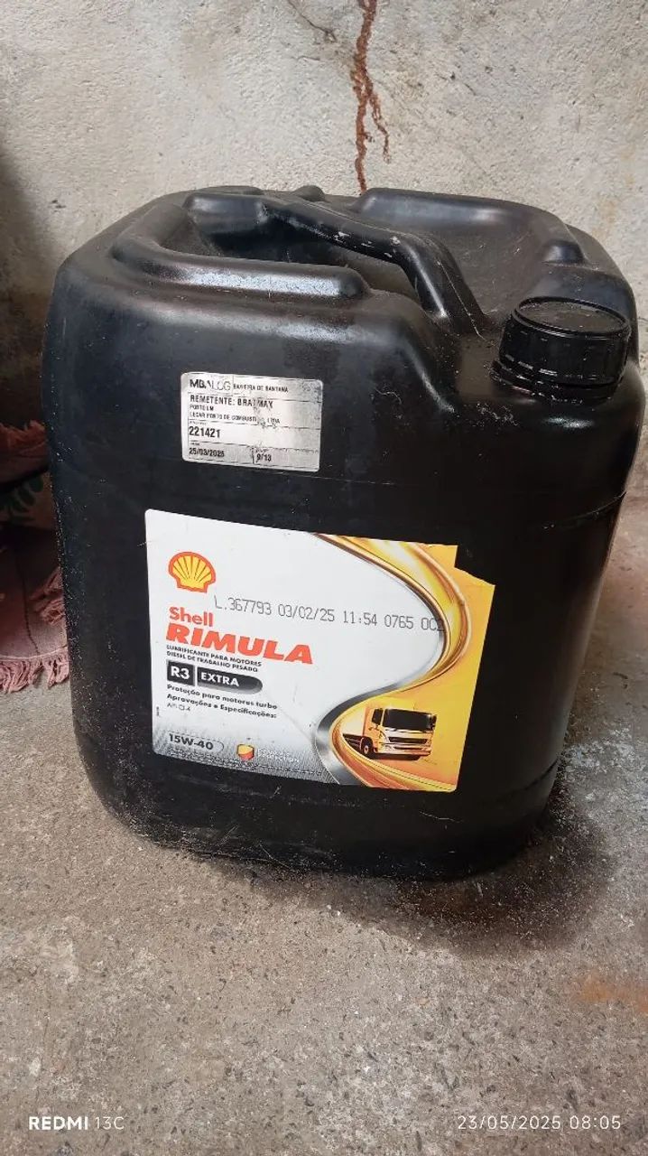 Shell Rimula R3 Extra 15W-40 - 20 Litros - Peças para motos - Conceição ...