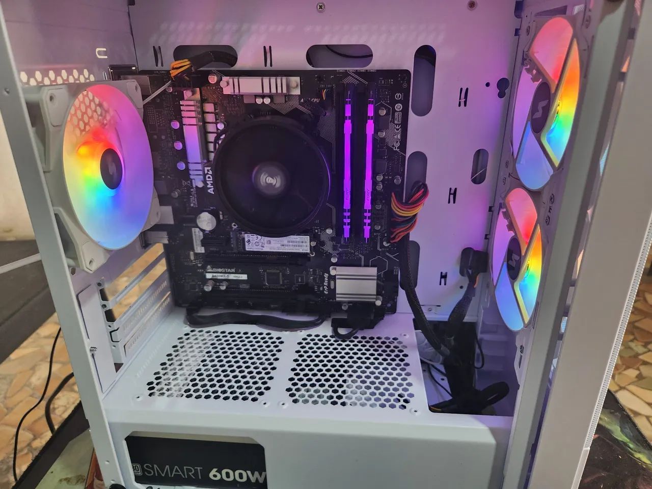 PC Gamer Ryzen 7 5700G (4.6GHz Turbo) 16GB SSD M2 256GB RX 5700 XT Raw ...