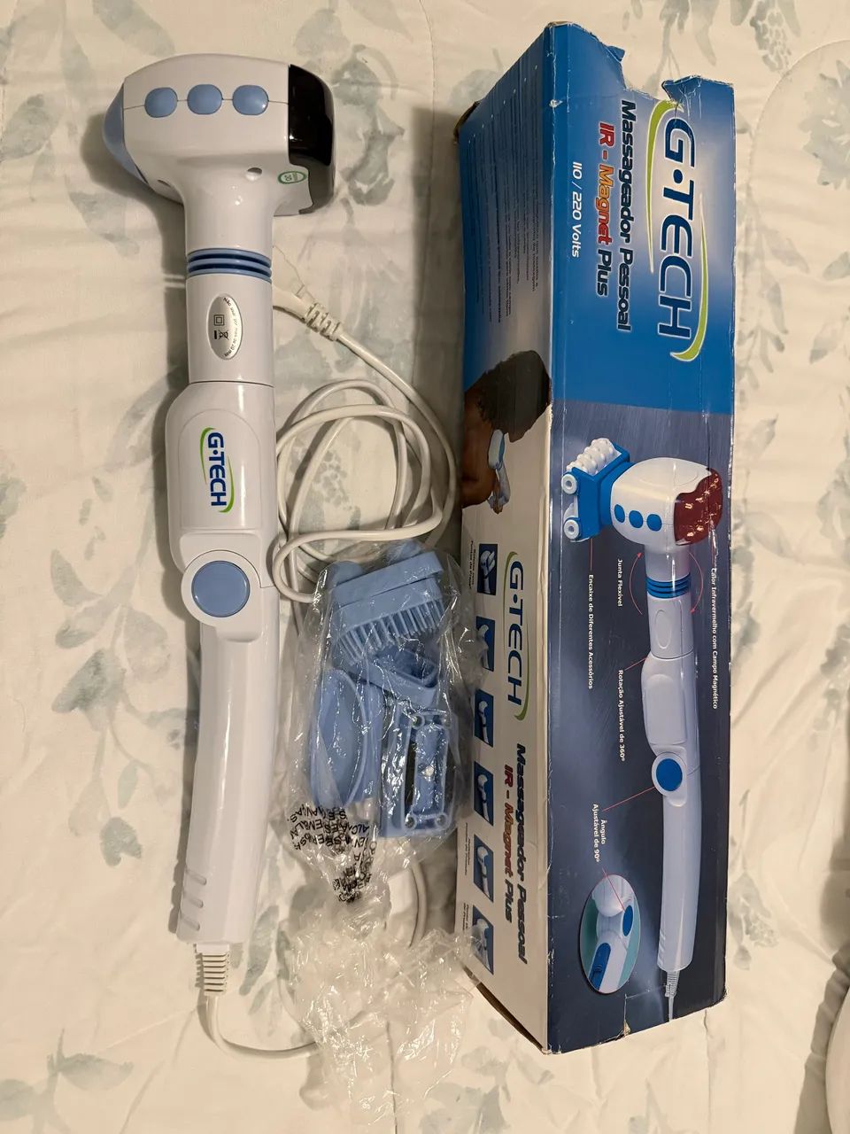 Massageador Pessoal G-Tech IR Magnet Plus Bivolt - Completo e ...
