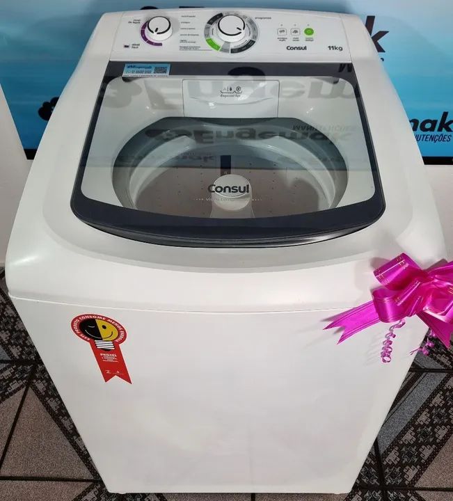 Máquina de lavar Consul com 11KG de capacidade na tensão 127V ...