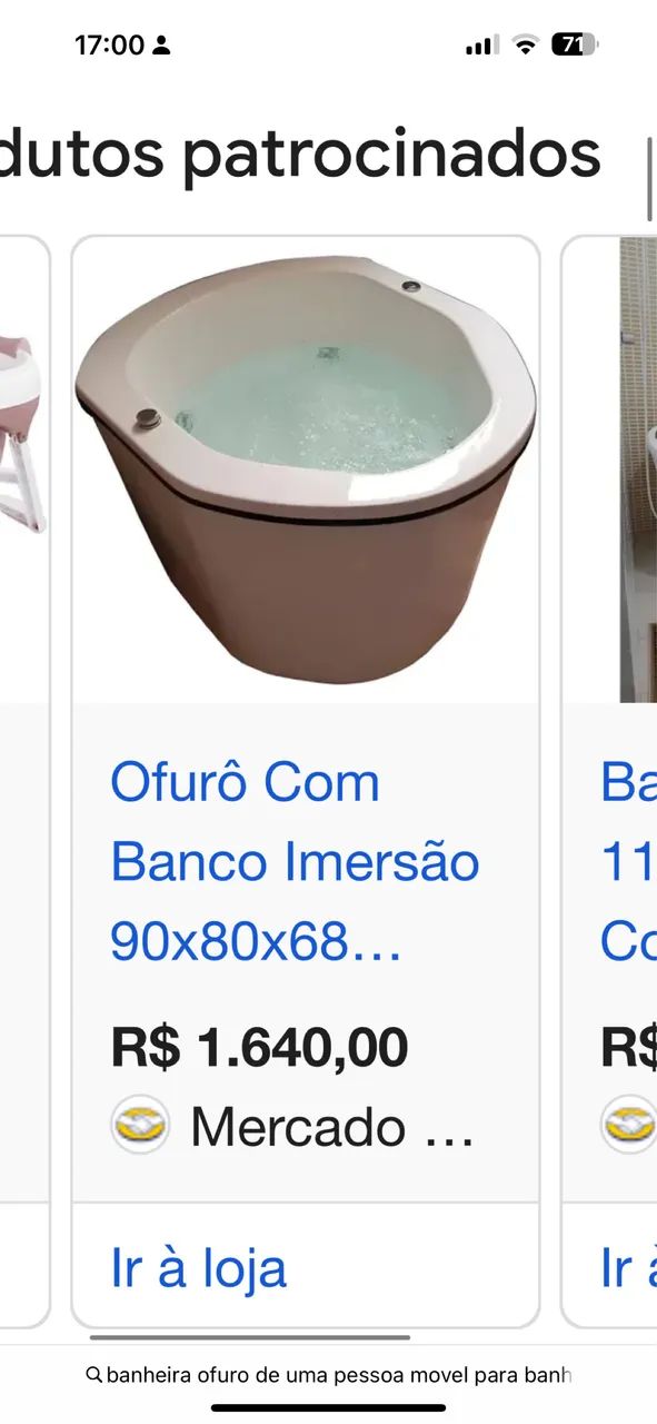 Ofurô com banco imersão - banheira - Torneiras, Duchas e Vasos - Jardim ...