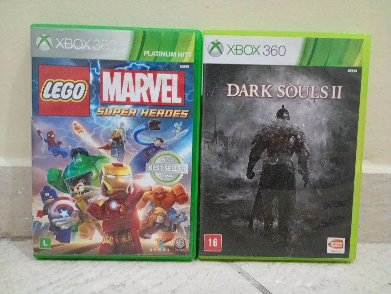 Jogos Xbox 360 (Dark Souls 2 e Lego Marvel SH) - Jogos de Vídeo Game ...
