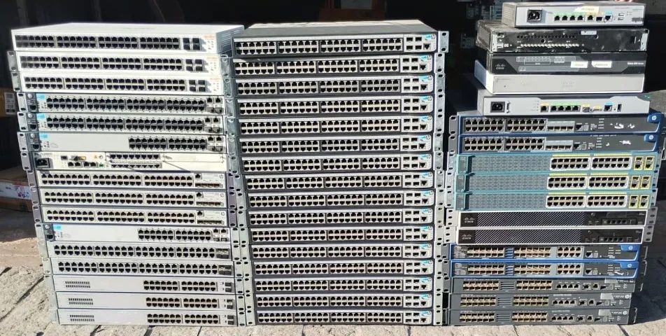 Lote De Switch Gigabit Hp Cisco 3com Aruba - Conectividade e ...