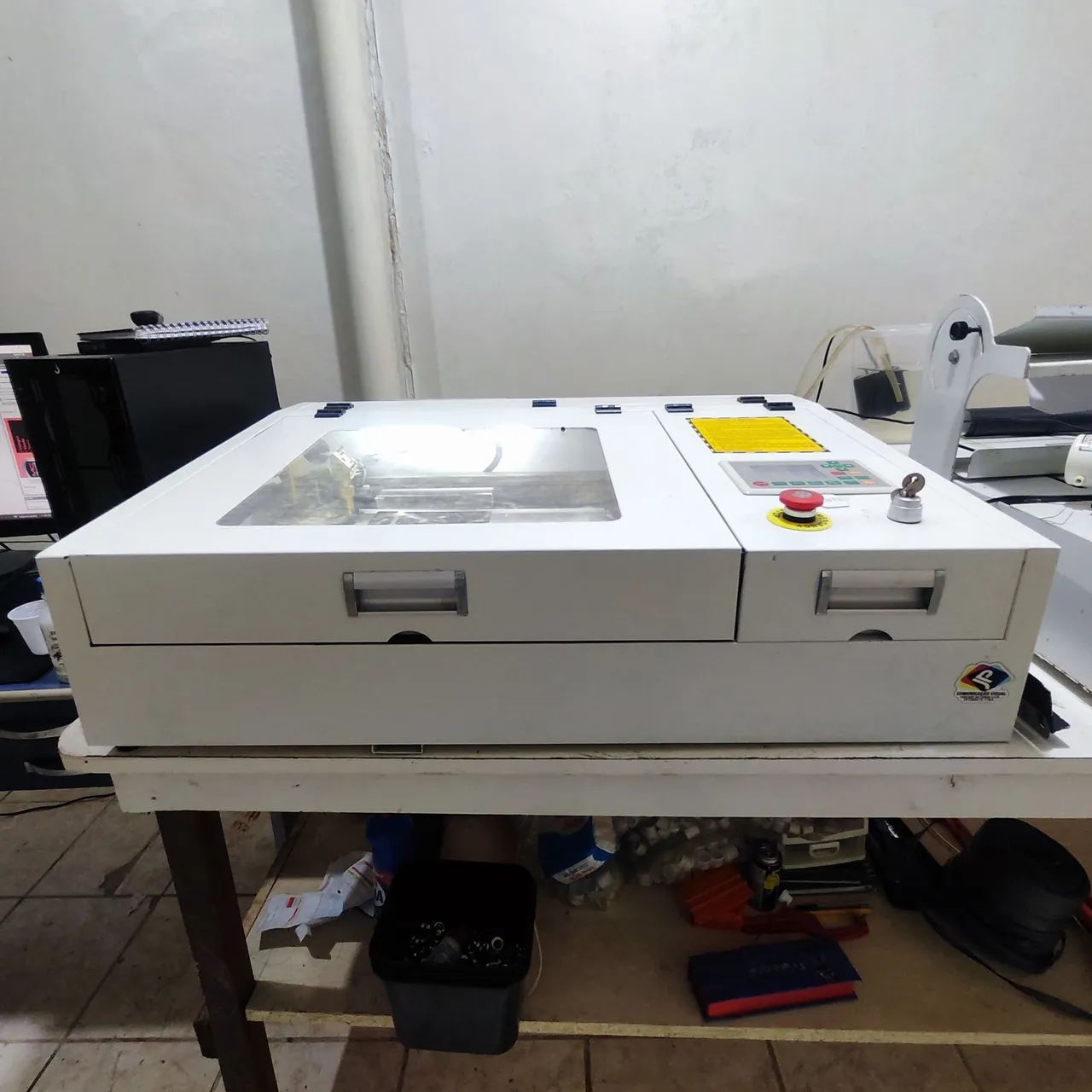 Router CNC laser 40x40 - Máquinas para produção industrial - Campina ...