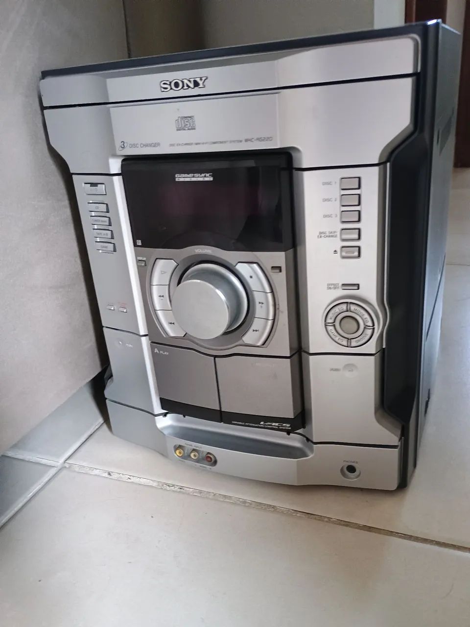 Som Sony 3 Discos - Game Sync - Aparelhos de Som - Ingleses do Rio ...