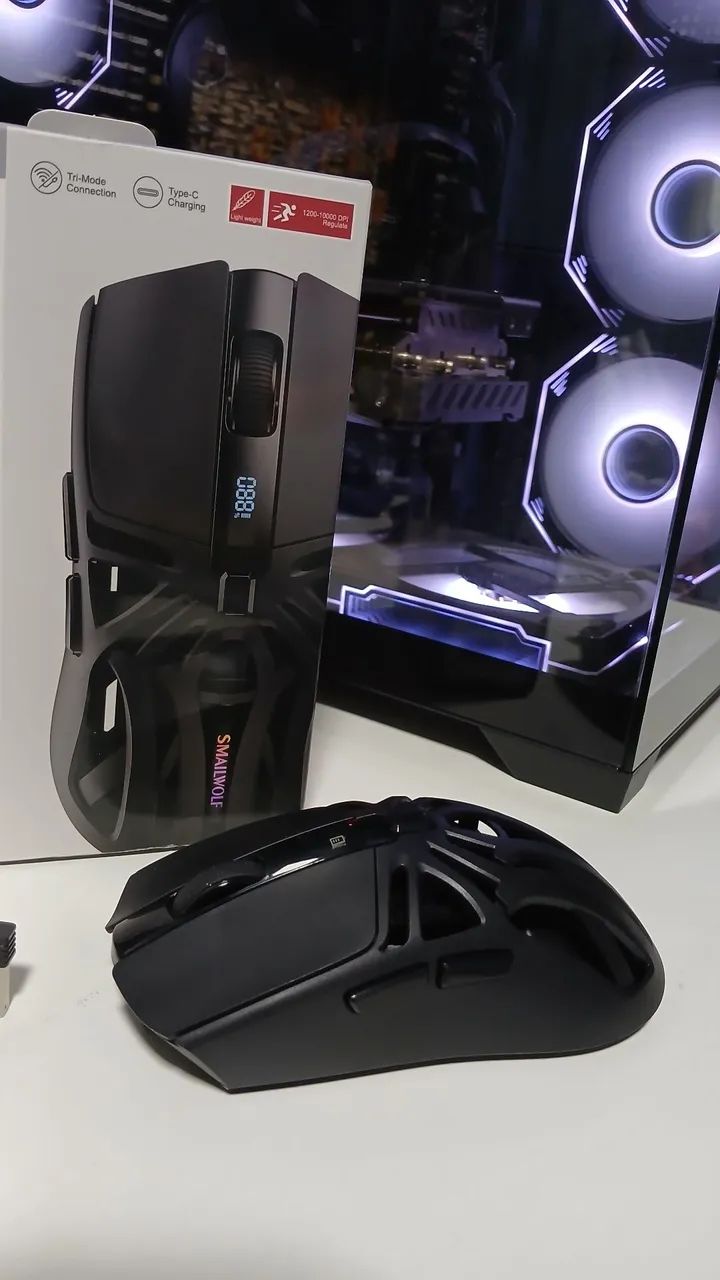 MOUSE GAMER SEM FIO SMAILWOLF RS8 - Periféricos e Acessórios de ...