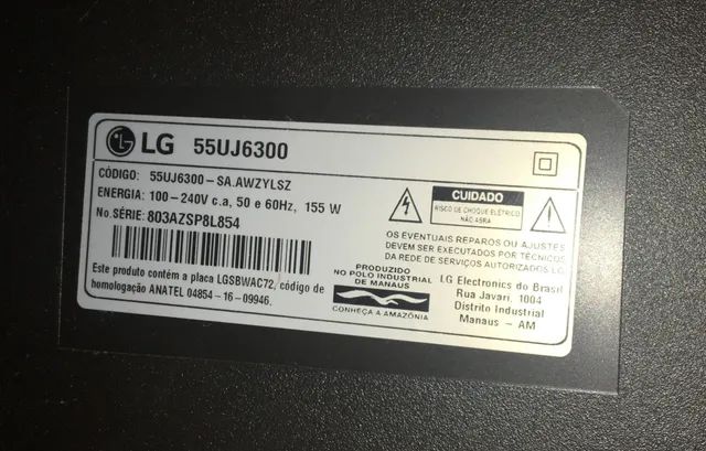 Tv lg de 55 polegadas 4k | +262 anúncios na OLX Brasil