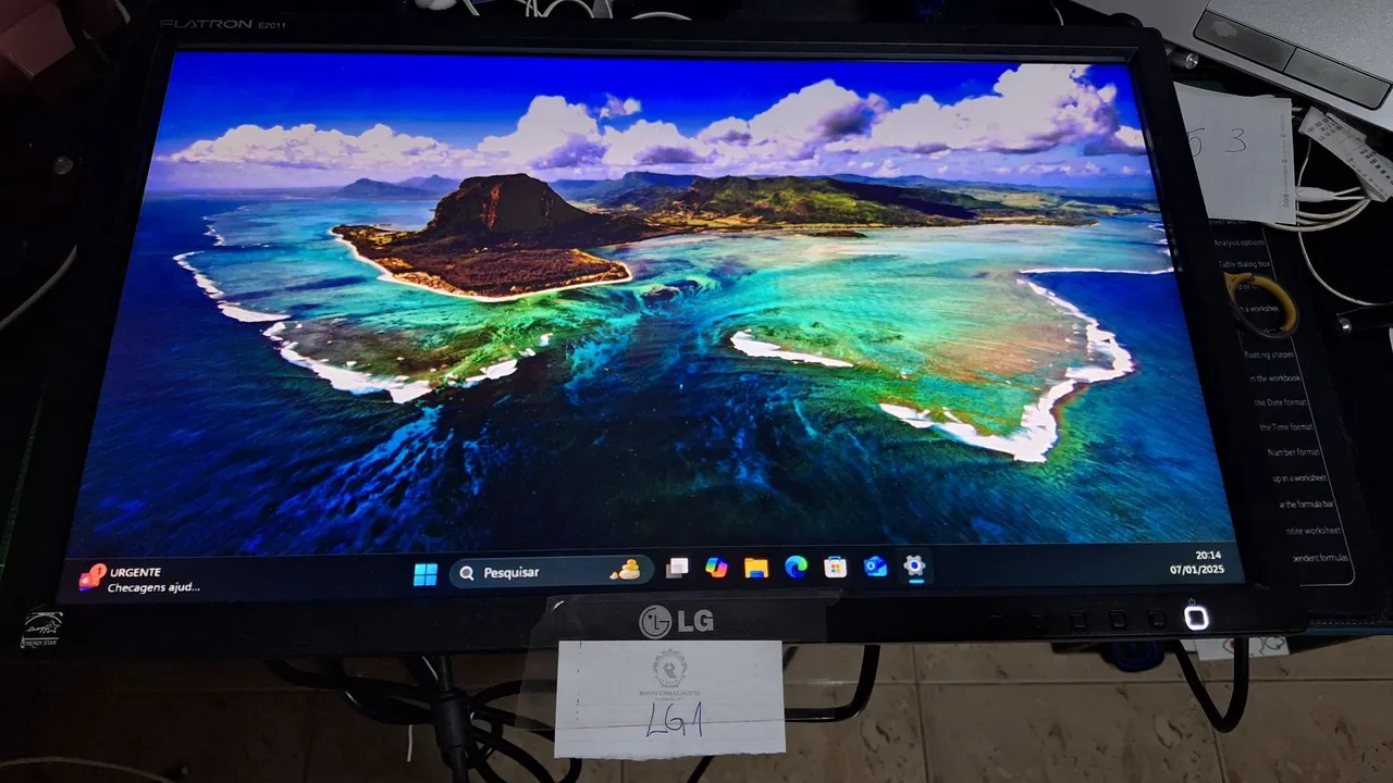 "monitor lg 20 polegadas" no Brasil