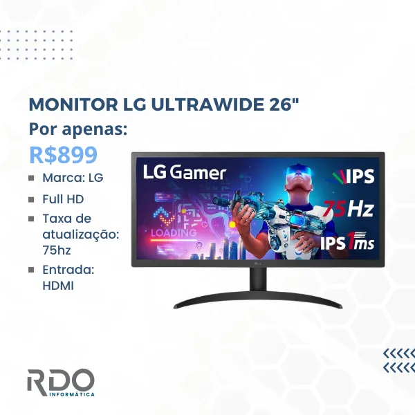 "monitor lg 26 polegadas" - Monitores no Brasil