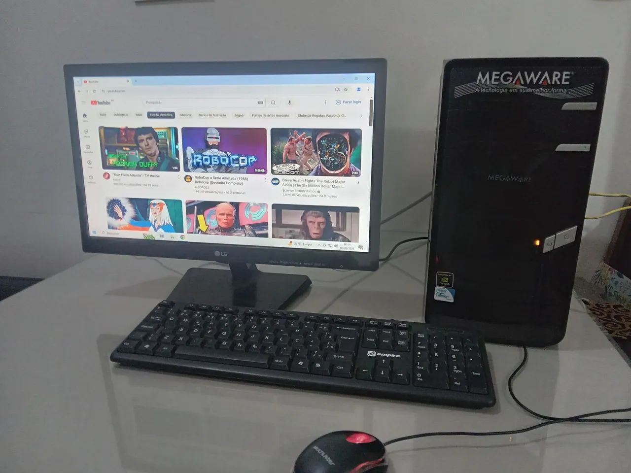 Computador Completo Megaware DDR3- Ótimo estado! - Computadores e ...