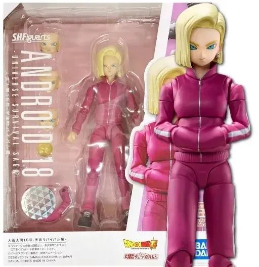 Android 18 sh figuarts Bandai shf dragon ball super s.h.figuarts dbs ...
