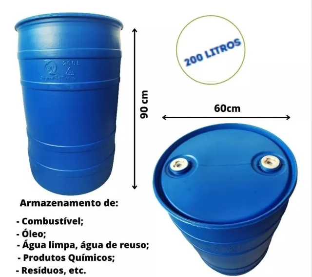 "bombona plastica de 200 litros" no Brasil