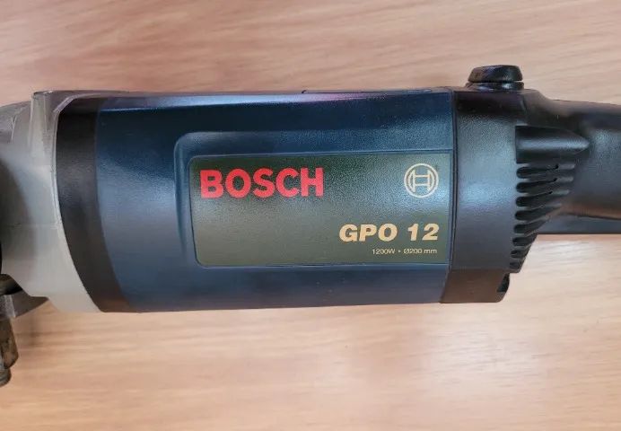 Politriz Bosch GPO 12 + boina + base com velcro para boina de espuma ...