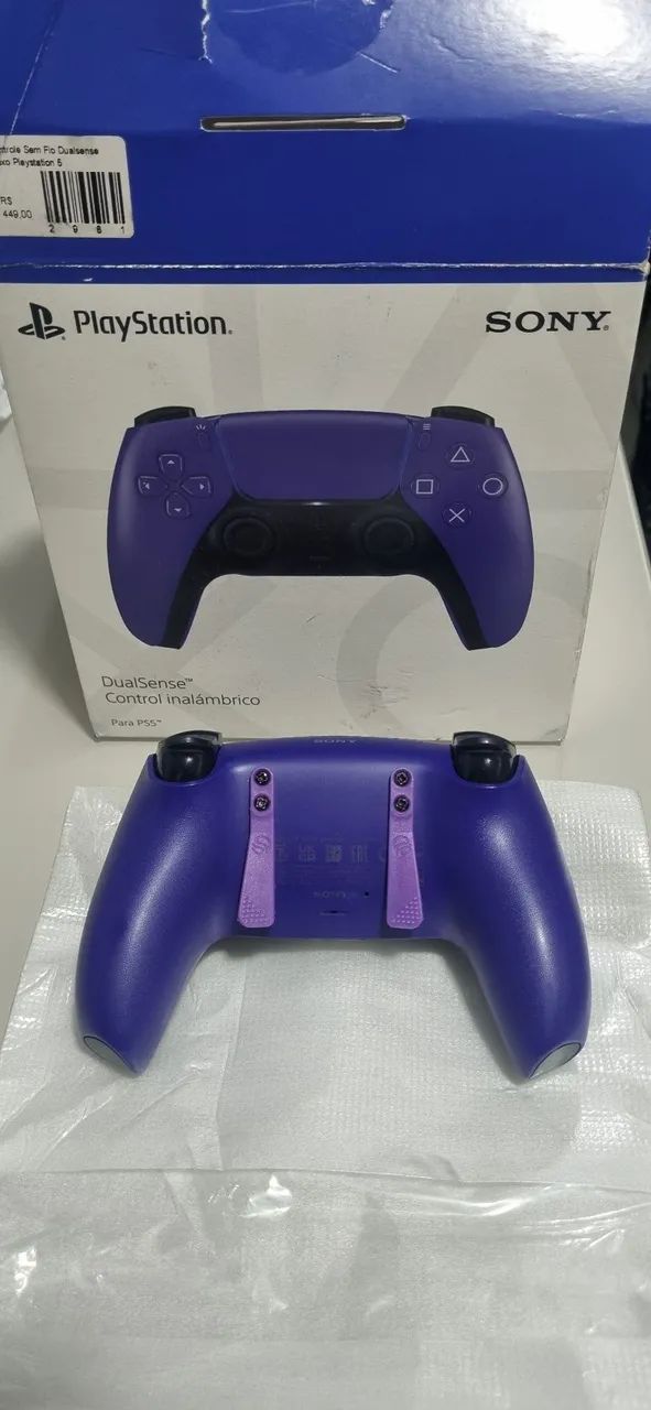 Controle Sem Fio DualSense Roxo Playstation 5 - Peças e Acessórios de ...
