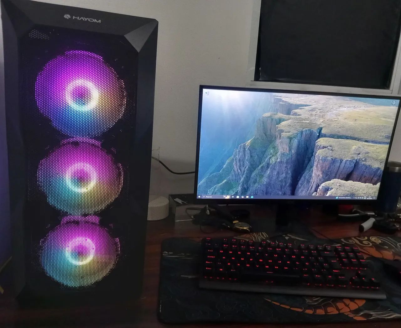 PC Gamer + Monitor + Mouse - Pronto pra jogar - Computadores e Desktops ...