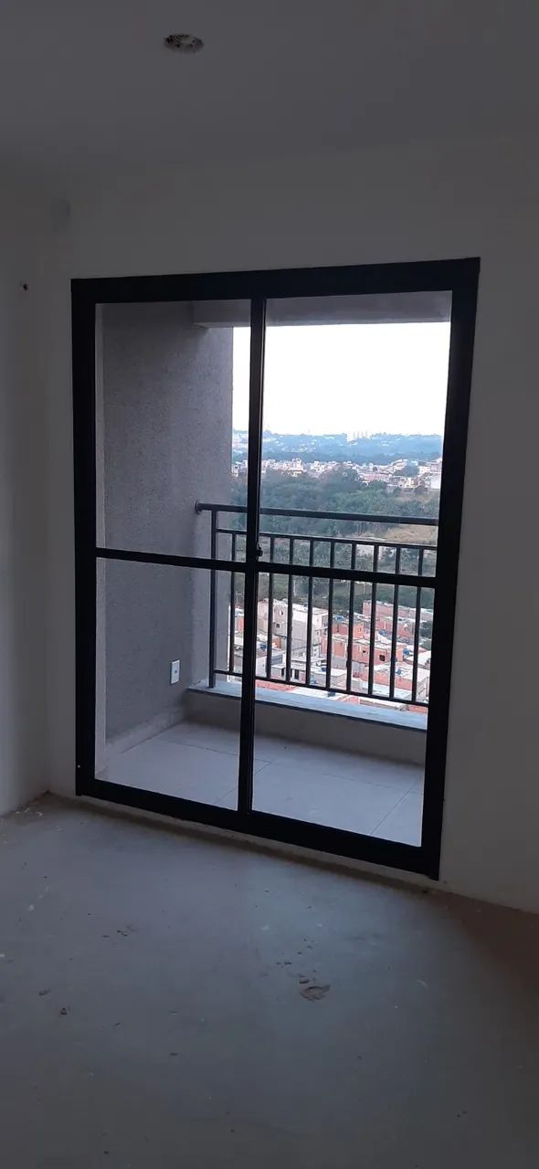 Porta de Correr Sacada 2 Folhas Estrutura Premium Preta Vidro Liso c ...
