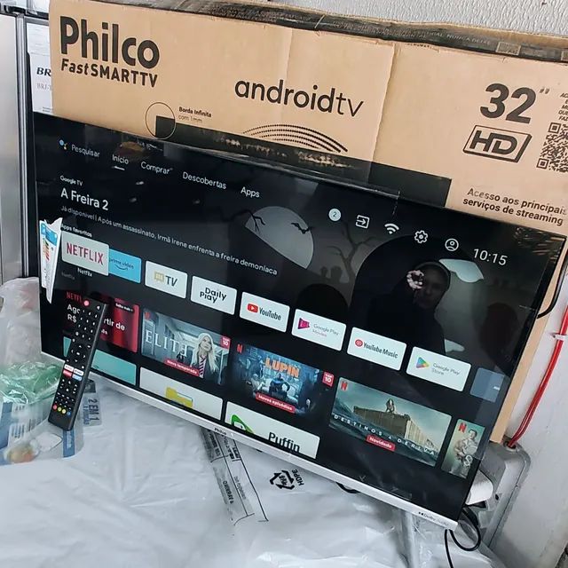 "smart tv 32 polegadas android" no Brasil
