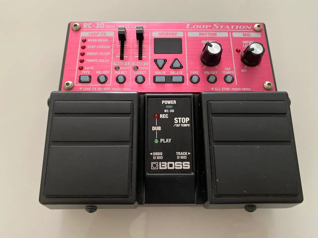 Pedal de efeito Boss RC Loop Station RC-30 v - Instrumentos musicais ...