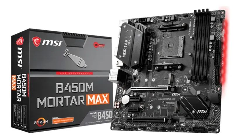 Placa mãe msi b450 mortar max - Peças de Hardware - Jardim Portal do ...