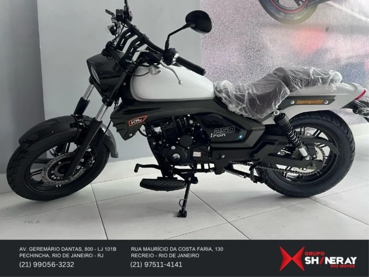 Motos SHINERAY 250F no Brasil