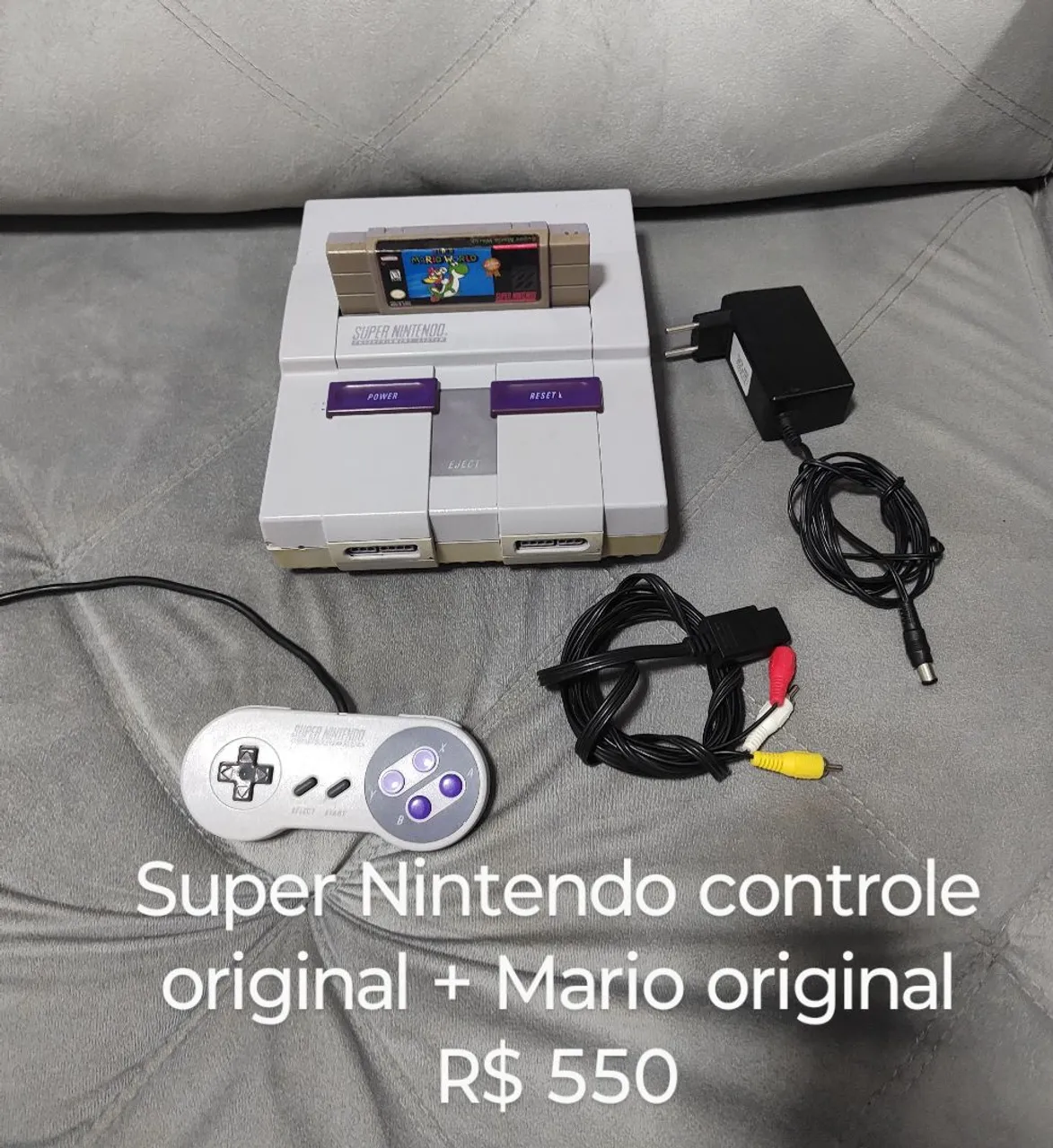 "super nintendo antigo" no Brasil