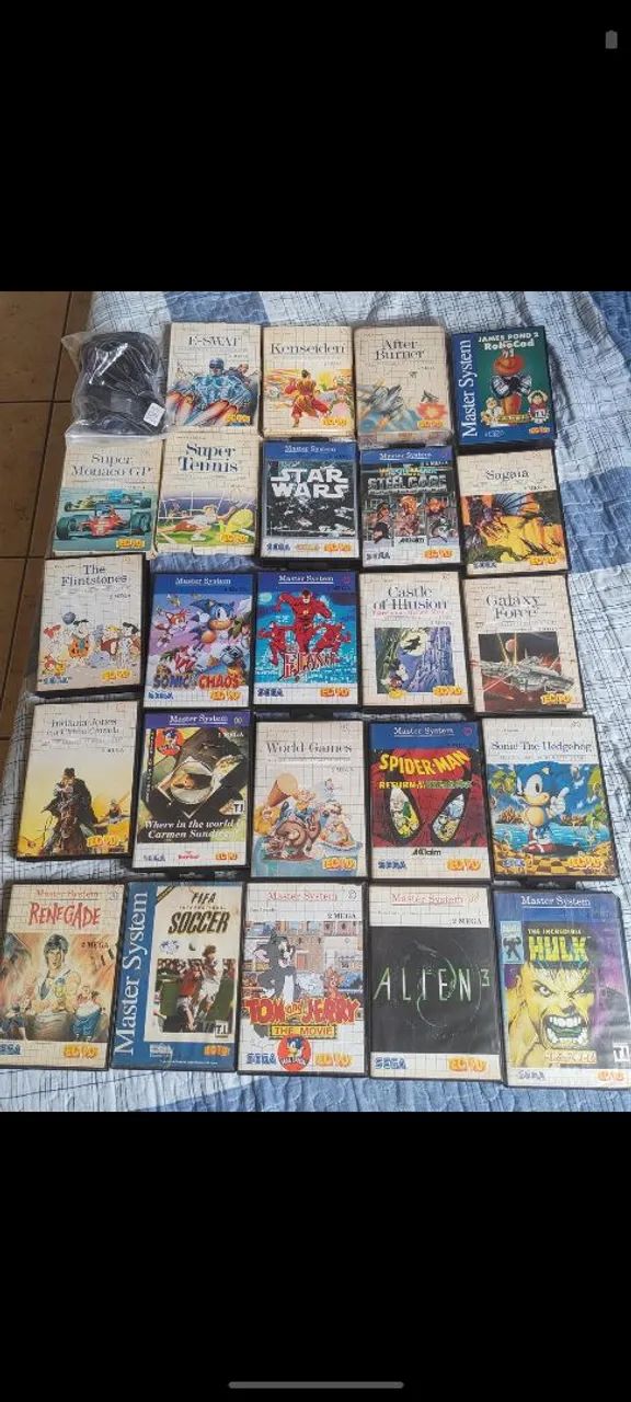 Coleção de master system - Jogos de Vídeo Game - Taguatinga Centro ...
