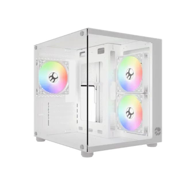 Gabinete Gamer Aquário Pure Branco Micro Atx Bg-064 *ENTREGA GRÁTIS ...