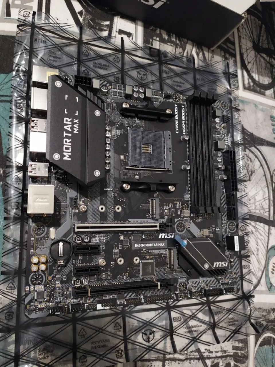 Placa mãe msi b450 mortar max - Peças de Hardware - Jardim Portal do ...