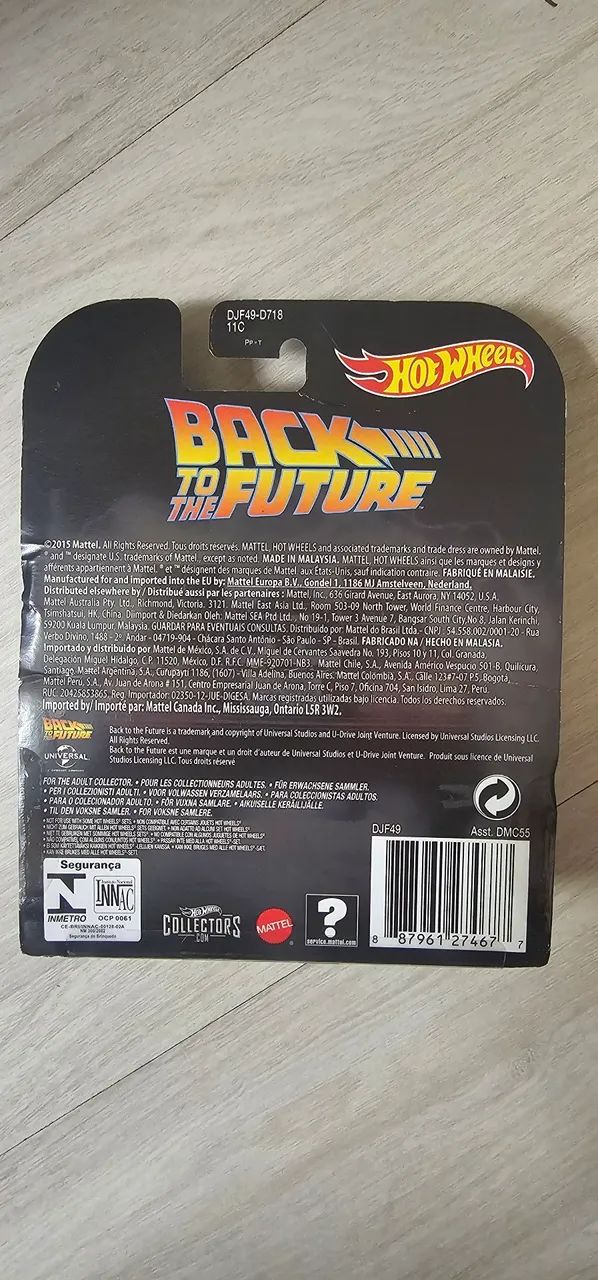 Hot Wheels - DeLorean - Filme: De volta para o futuro - Hobbies e ...