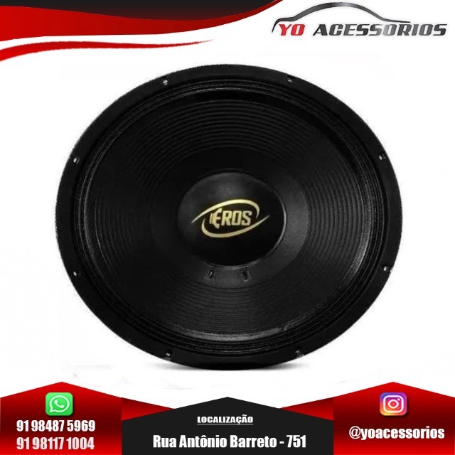 "alto falante eros 15 polegadas" no Brasil