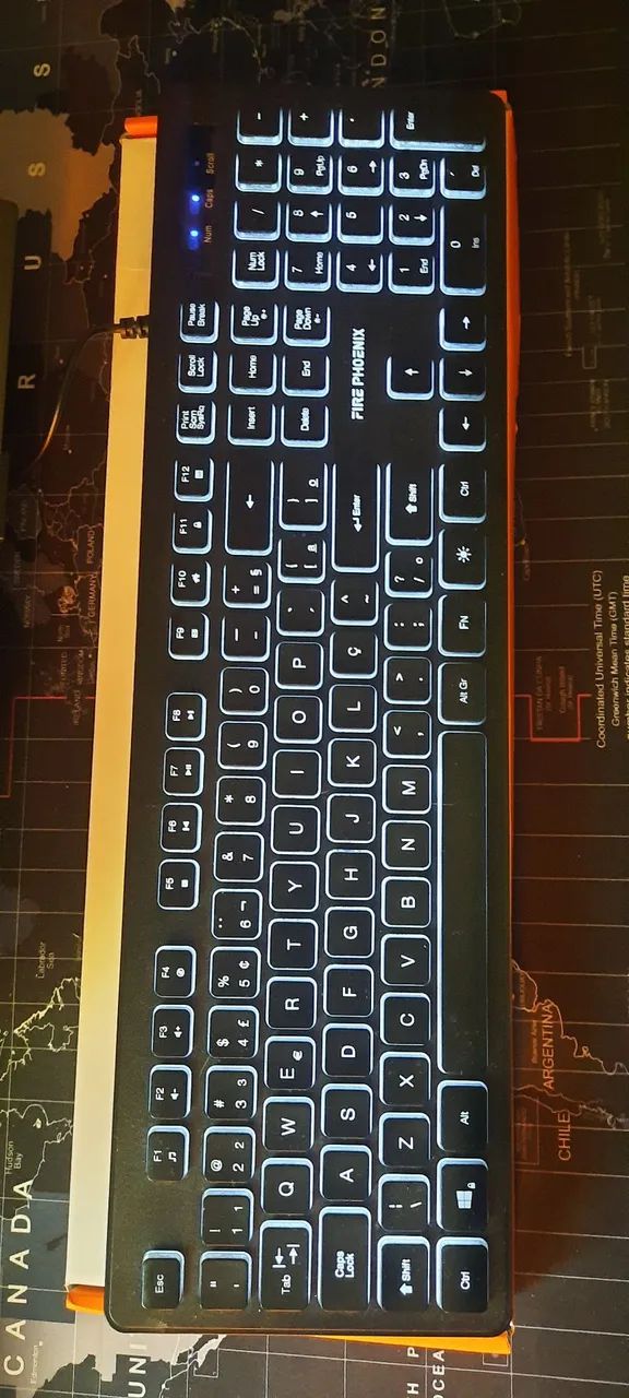 Teclado FIRE PHOENIX com iluminação - Periféricos e Acessórios de ...