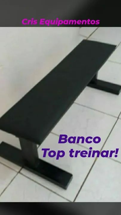 Banco Reto Top Para Seus Treinos - Academia e Exercícios - Bonsucesso ...