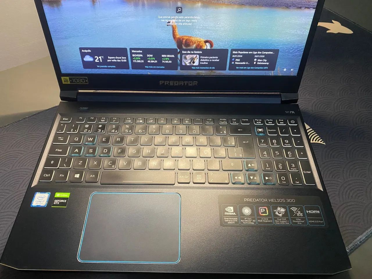 Notebook Gamer Acer Predator - GTX 1660 TI - Notebooks - Polocentro 2ª ...