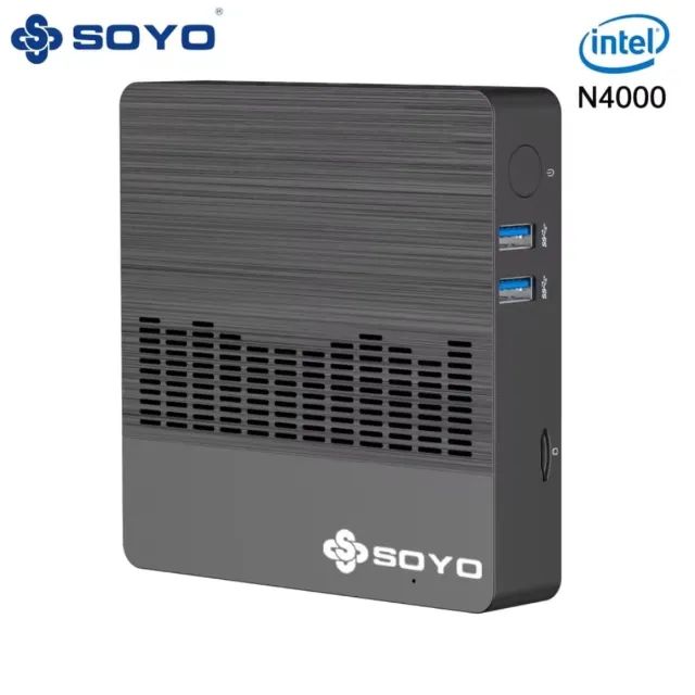 Mini PC SOYO M2: Poderoso 6GB de Ram,64GB EMMC, Intel N4000, Windows 11 - Compacto ...