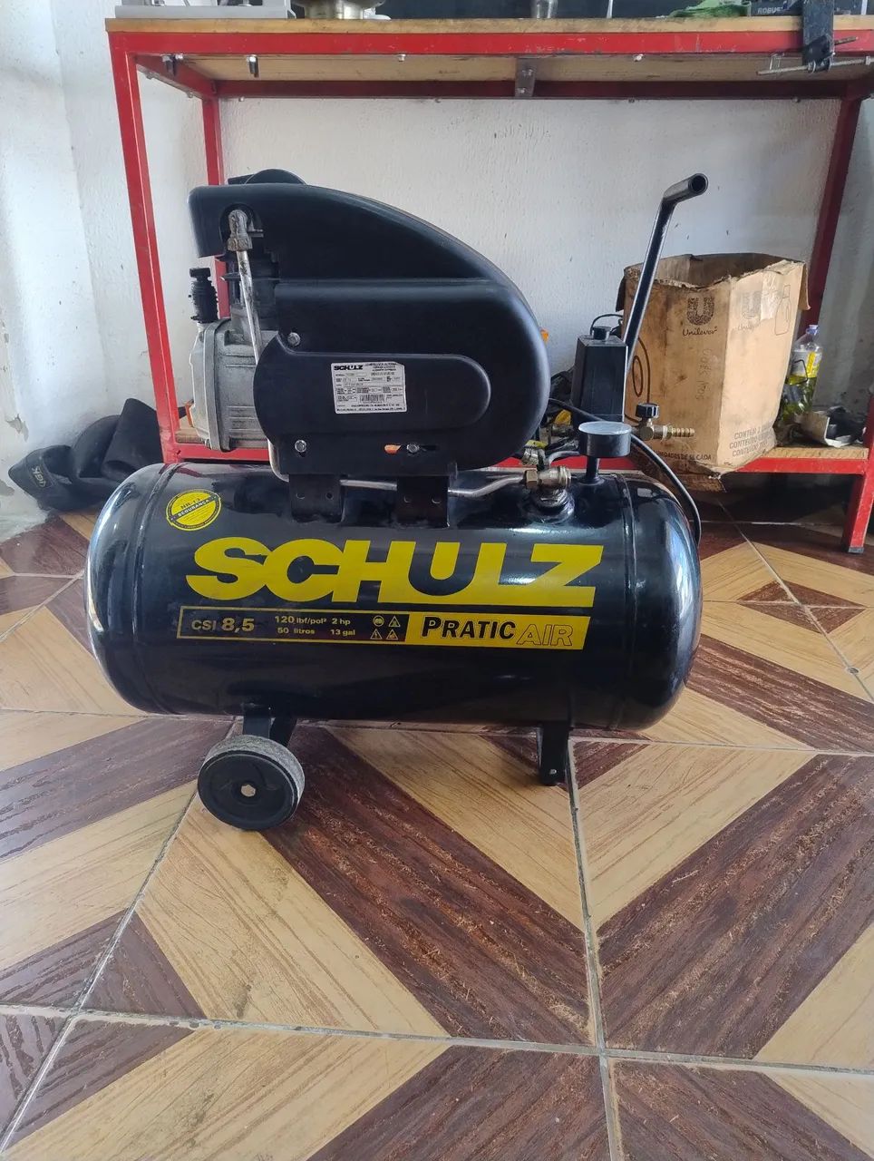 Compressor de ar Schulz Pratic Air CSI 8,5 - 120 lbf/pol² - Outros itens para agro e indústria ...