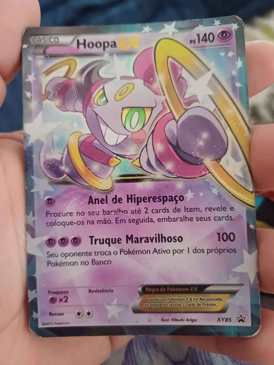 Carta Pokémon Hoopa EX - XY85 - Hobbies e coleções - Campo Grande, Rio ...