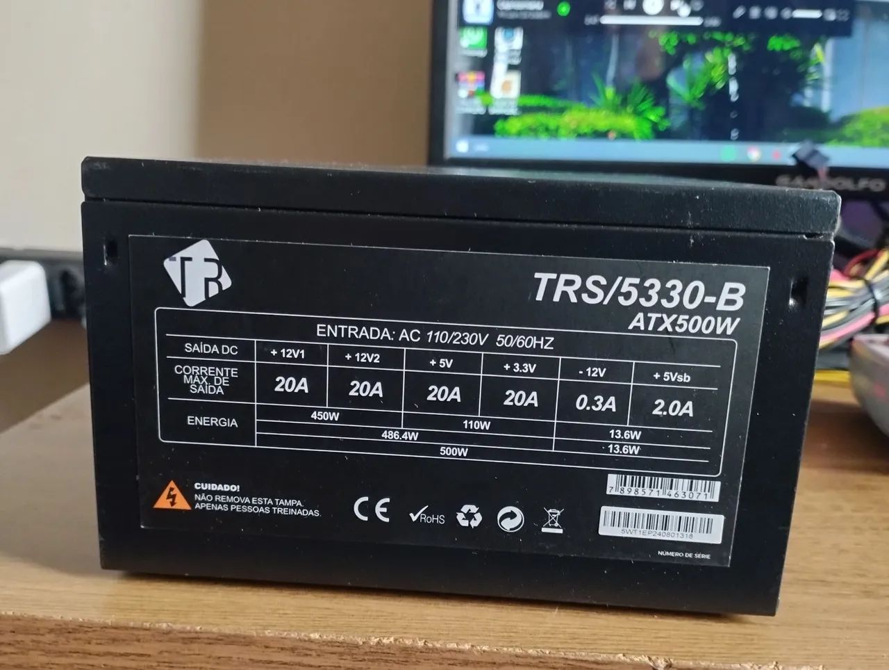 Fonte 500w - Peças de Hardware - Santa Maria, Brasília 1469241328 | OLX