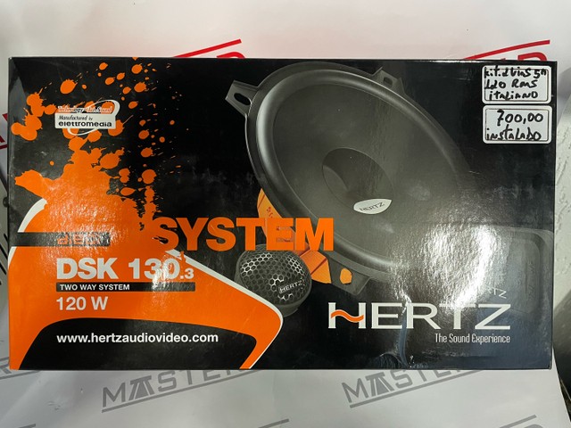 Kit 2 vias 6? Hertz 120rms dsk130.3 qualidade potência - Carros, vans e utilitários - Boqueirão ...
